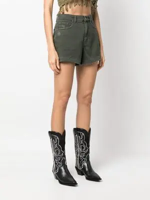 P.a.r.o.s.h Distressed-effect Denim Shorts