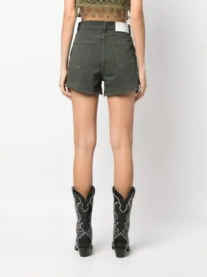 P.a.r.o.s.h Distressed-effect Denim Shorts