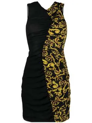 Versace Sketch Couture-print Mini Dress