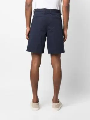 A.p.c. Cotton Bermuda Shorts - Blue