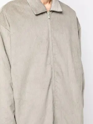 Fear Of God Corduroy Zip-up Shirt Jacket - Grey