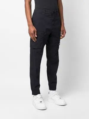 C.P. COMPANY Logo-patch Tapered Trousers