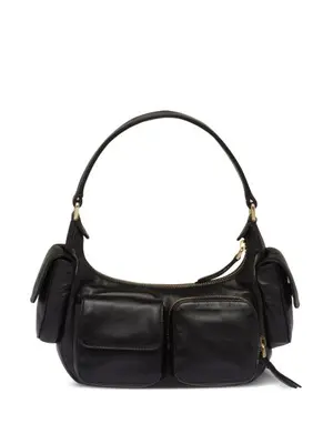 Miu Miu Leather Shoulder Bag - Black