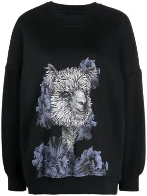 Ioana Ciolacu Printed Sweatshirts Hoodies For Women