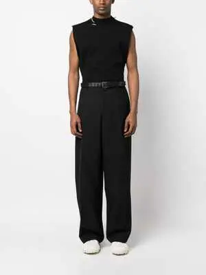 AMBUSH Wide-leg Wool Suit Trousers - Tap Shoe No Color