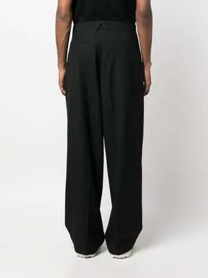 AMBUSH Wide-leg Wool Suit Trousers - Tap Shoe No Color