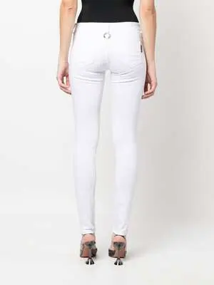 Philipp Plein High-rise Skinny Jeans - White
