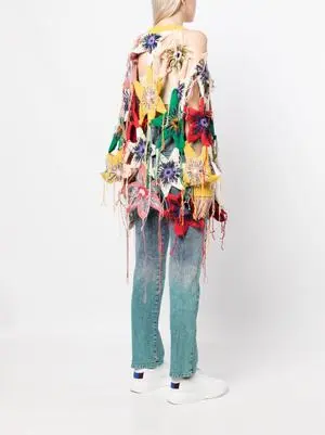 Stella McCartney Floral Open-knit Jumper