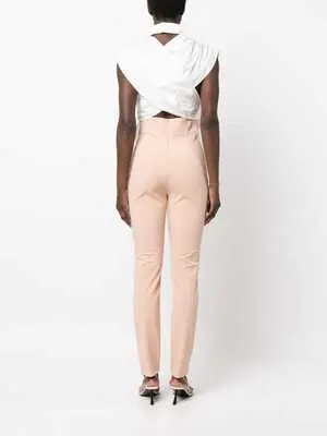 Philosophy Di Lorenzo Serafini Sleeveless Cotton Blouse With Floral Cut-out Detailing