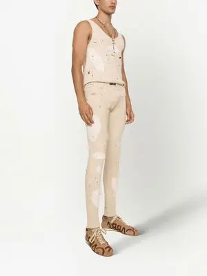 Dolce & Gabbana Distressed Skinny-cut Jeans