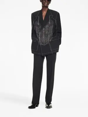 Off-White Runway Body Stitch Double-breasted Jacket