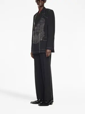Off-White Runway Body Stitch Double-breasted Jacket