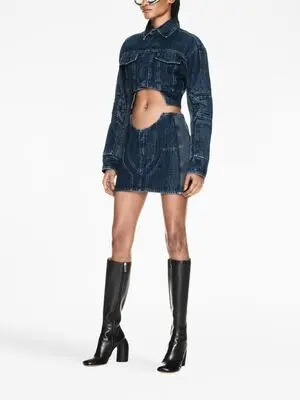 Off-White Cut-out Denim Jacket