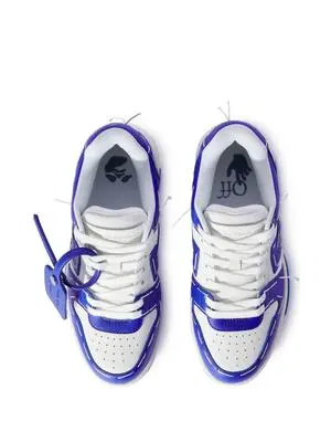 Off-White Ooo Sartorial Stitching Low-top Sneakers - White