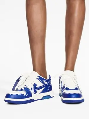 Off-White Ooo Sartorial Stitching Low-top Sneakers - White