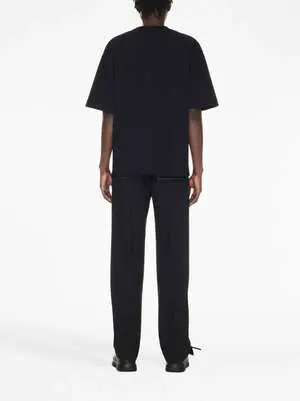 Off-White Body Stitch Cotton T-shirt - Black