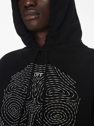 Off-White Cotton Hoodie