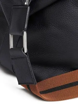 Zegna Raglan Deerskin Holdall - Black