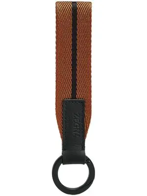 Zegna Logo-debossed Keyring