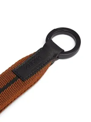 Zegna Logo-debossed Keyring