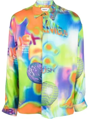 AMBUSH Graphic-print Long-sleeve Shirt