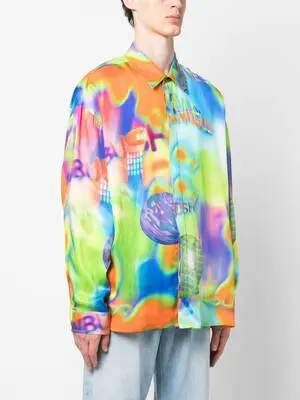 AMBUSH Graphic-print Long-sleeve Shirt
