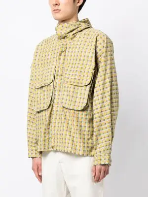 STORY MFG. Forager Check-print Jacket