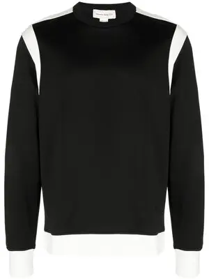 Alexander McQueen Two-tone Panelled Sweatshirt