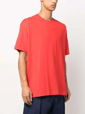 Comme Des Garçons Logo-print Cotton T-shirt - Red