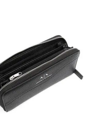 Armani Exchange Logo-print Zip-fastening Wallet