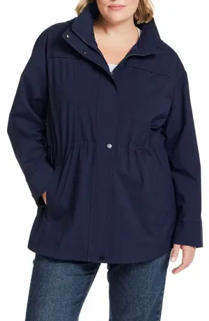Gallery Packable Water-resistant Jacket - Navy