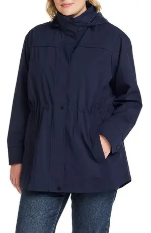 Gallery Packable Water-resistant Jacket - Navy