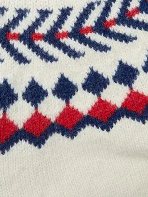 Celine Fair Isle Shetland Wool Sweater