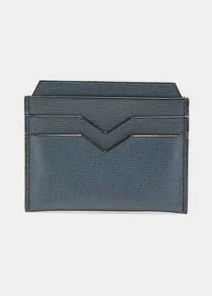 VALEXTRA Men's 4 Card Holder Nero
