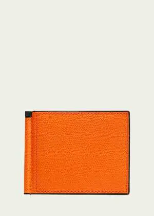 VALEXTRA Men's Grip 6-Card Holder Aragosta