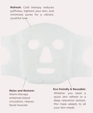 SOLARIS LABORATORIES NY Multi-use Heat & Ice Therapy Face Mask