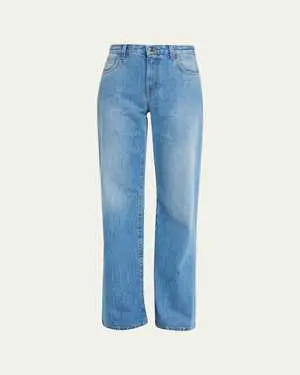 THE ROW Eglitta Straight-leg Jeans - Blue