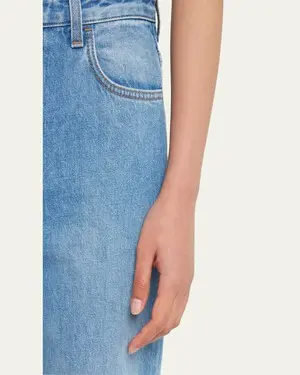 THE ROW Eglitta Straight-leg Jeans - Blue