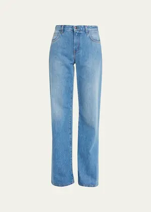THE ROW Eglitta Straight-leg Jeans - Blue