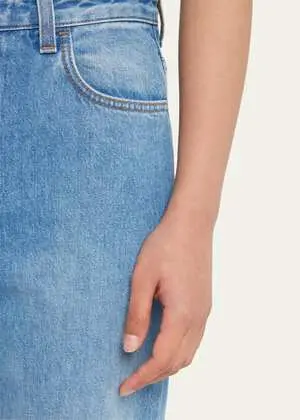 THE ROW Eglitta Straight-leg Jeans - Blue