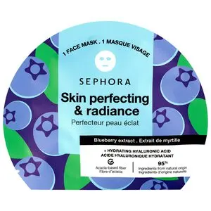 SEPHORA COLLECTION Hydrating Hyaluronic Acid Face Masks / 1 Piece - Blueberry