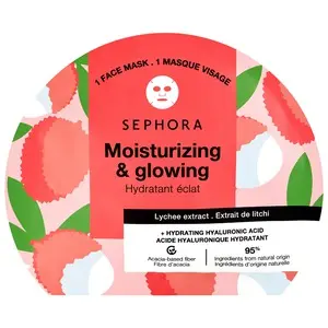 SEPHORA COLLECTION Hydrating Hyaluronic Acid Face Masks / 1 Piece - Lychee