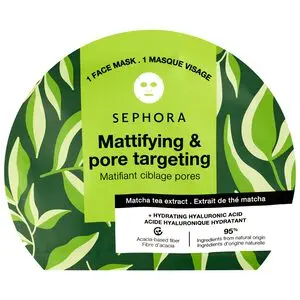 SEPHORA COLLECTION Hydrating Hyaluronic Acid Face Masks / 1 Piece - Matcha