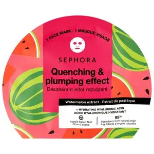 SEPHORA COLLECTION Hydrating Hyaluronic Acid Face Masks / 1 Piece - Watermelon