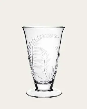 WILLIAM YEOWARD CRYSTAL Jasmine Footed Vase, 9 - Clear