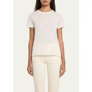 Majestic Filatures Machine Washable Cashmere Crewneck Top - Milk