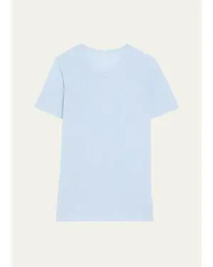 Majestic Filatures Majestic Filatures Machine Washable Cashmere Crewneck Top Ocean