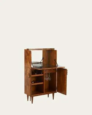 ARTERIORS Manhattan Burlwood Bar Cabinet