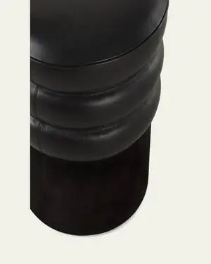 ARTERIORS Rollo Leather Ottoman