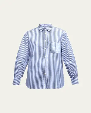 Rag & Bone Maxine Striped Shirt - Blustripe